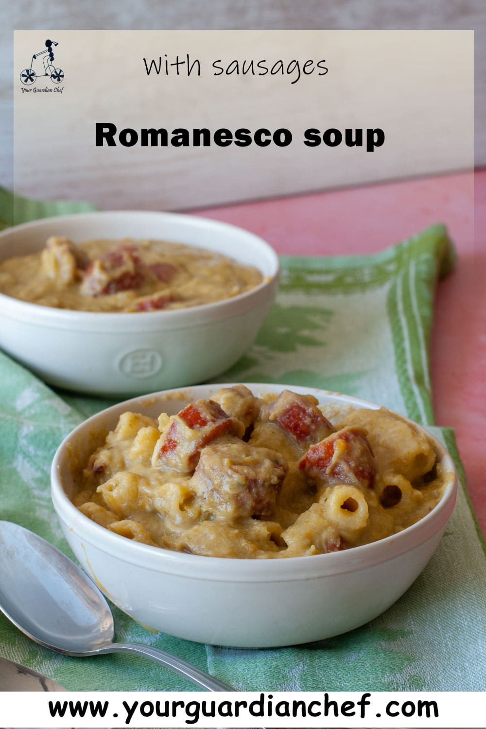 Creamy Romanesco Broccoli Soup With Cheese and Sausages - Your Guardian ...