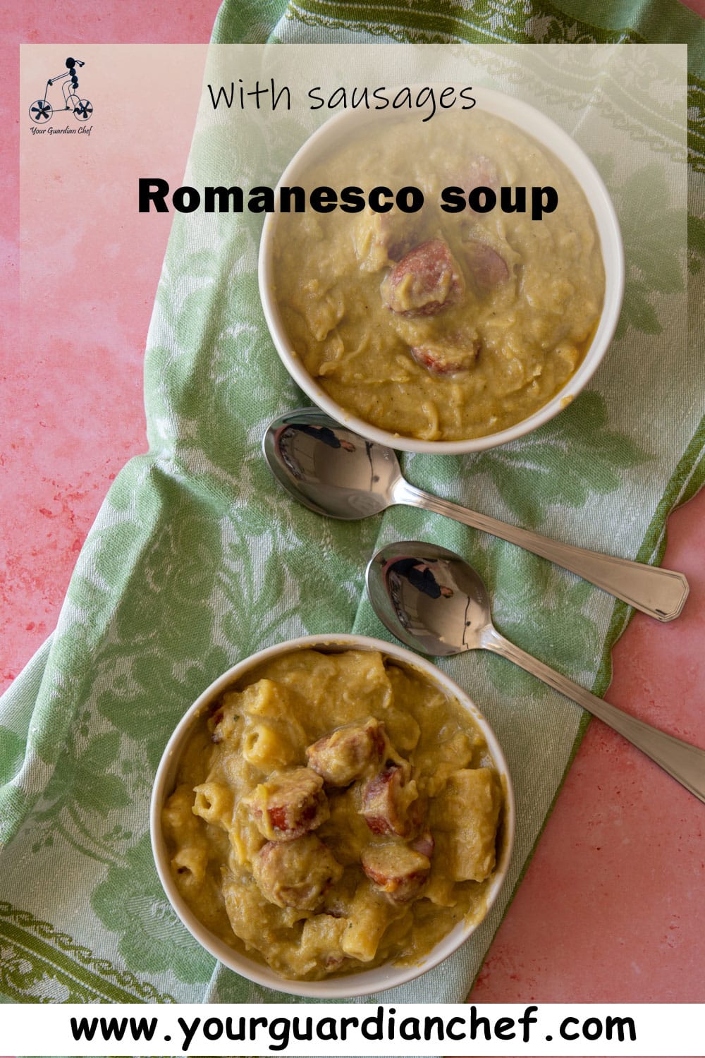 Creamy Romanesco Broccoli Soup With Cheese and Sausages - Your Guardian ...