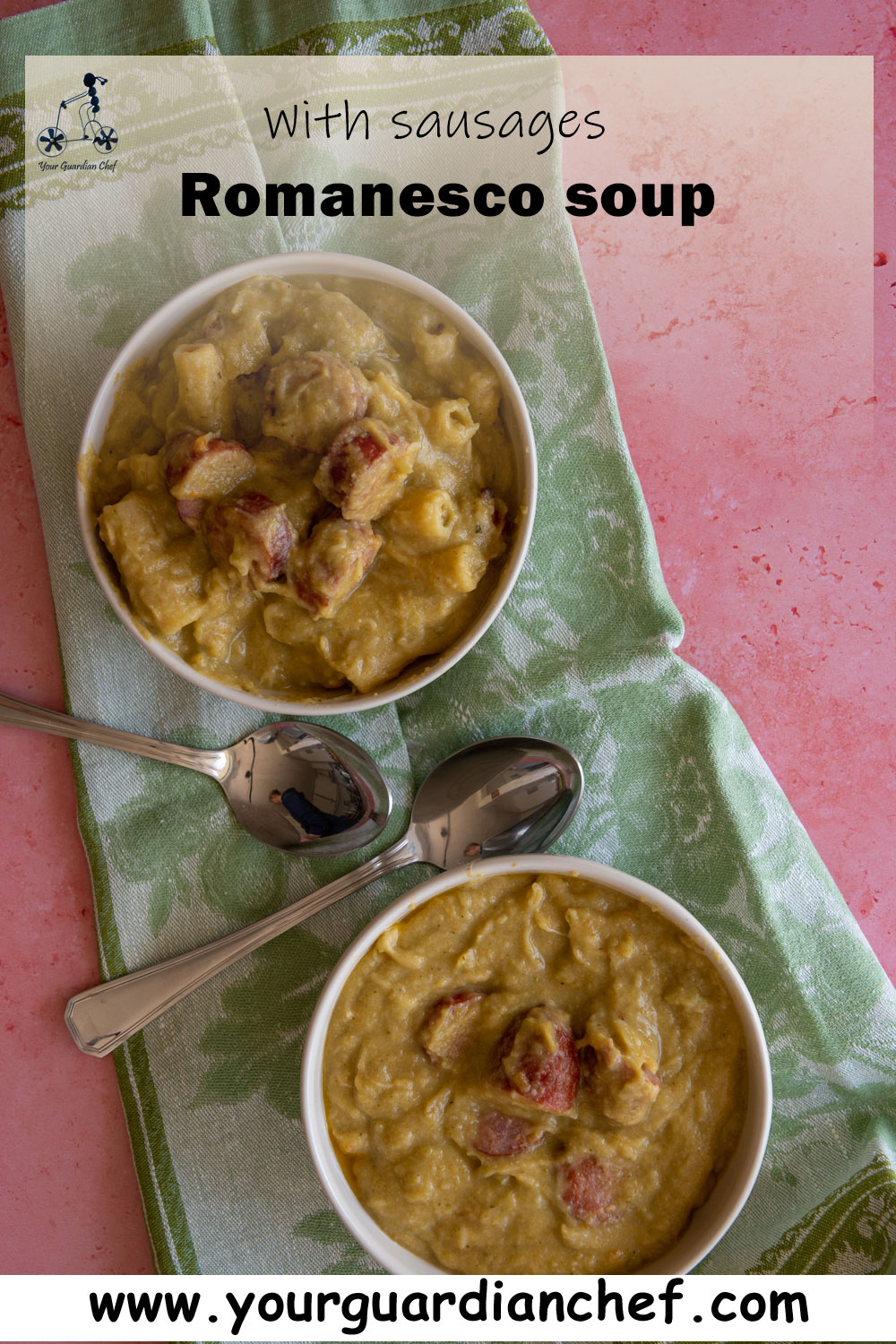 Creamy Romanesco Broccoli Soup With Cheese and Sausages - Your Guardian ...