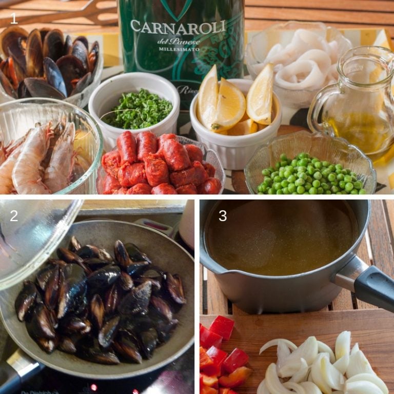 Seafood Paella With Chorizo On The BBQ - Your Guardian Chef