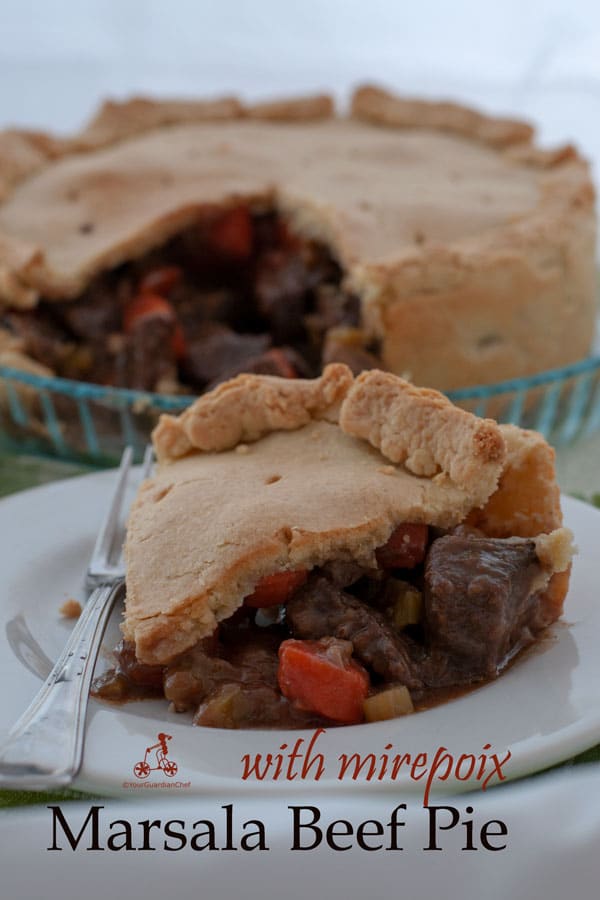 Old fashion Beef Pot Pie With Marsala And Mushrooms - Your Guardian Chef