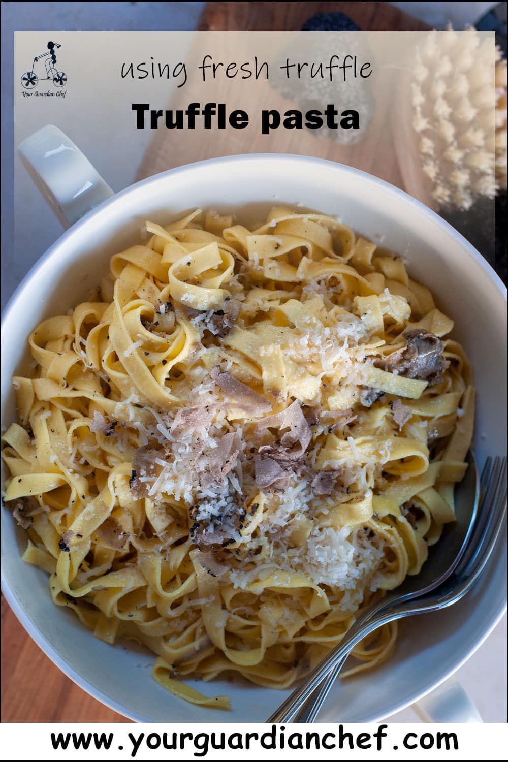 Easy Fresh Black Truffle Pasta Tagliatelle Recipe - Your Guardian Chef
