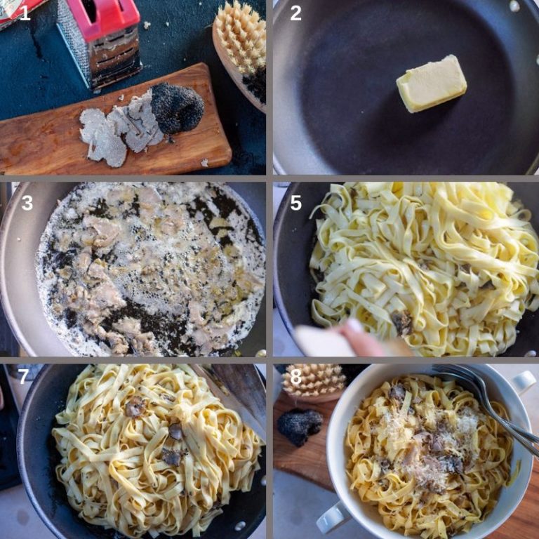Easy Fresh Black Truffle Pasta Tagliatelle Recipe - Your Guardian Chef