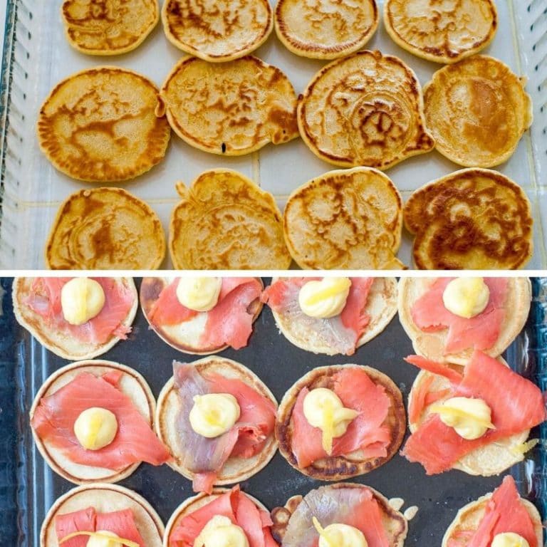 Russian Pancakes (Blinis) With Smoked Salmon - Your Guardian Chef