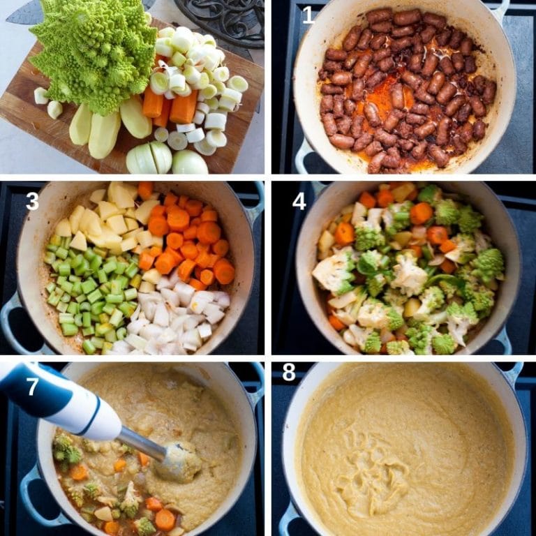 Creamy Romanesco Broccoli Soup With Cheese and Sausages - Your Guardian ...