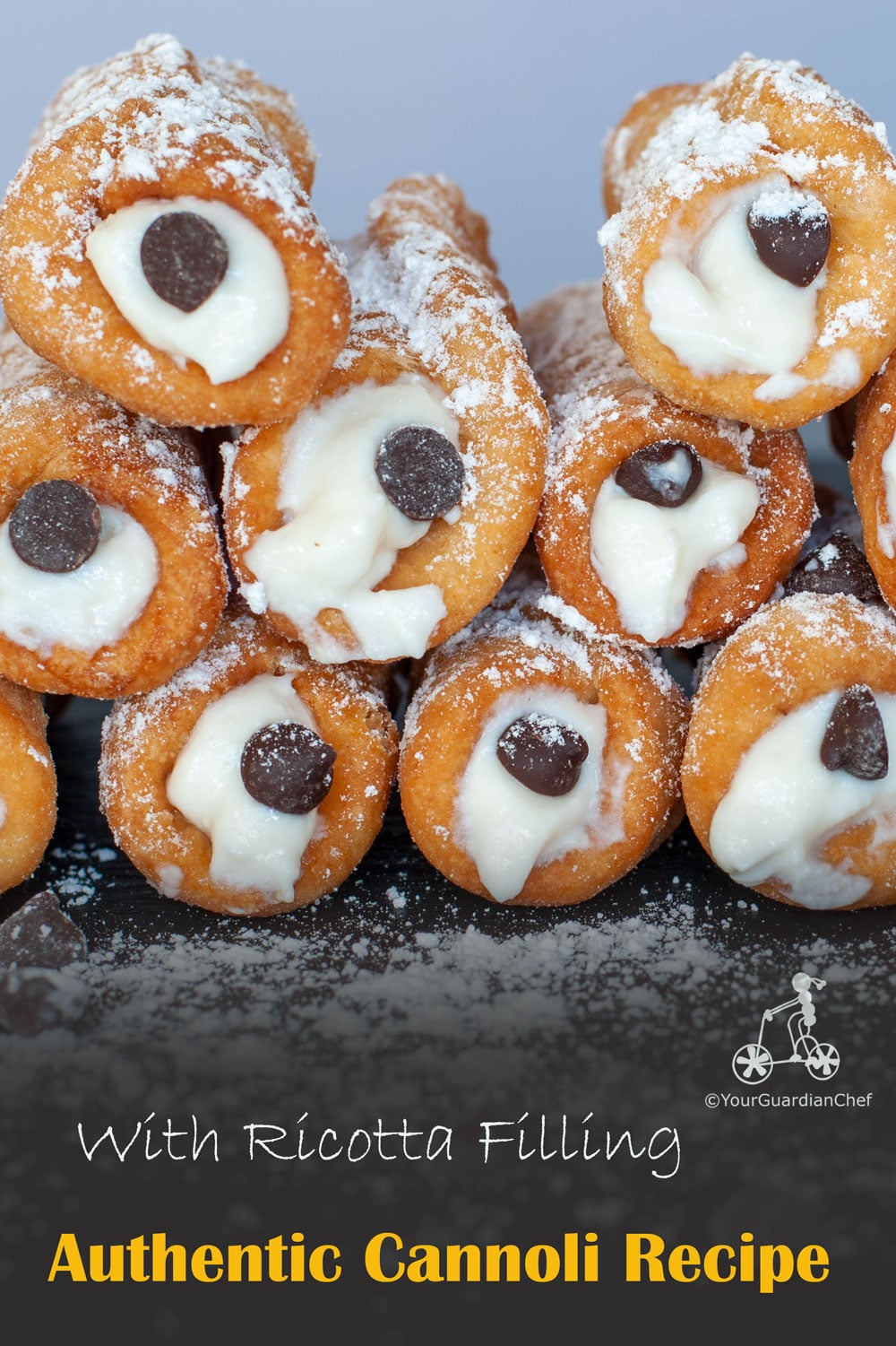 Authentic Sicilian Cannoli Shells With Ricotta Filling - Your Guardian Chef