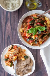 Ciambotta Or Giambotta Italian Vegetable Stew - Your Guardian Chef