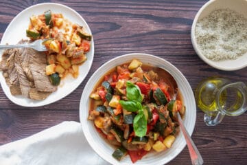 Ciambotta Or Giambotta Italian Vegetable Stew - Your Guardian Chef