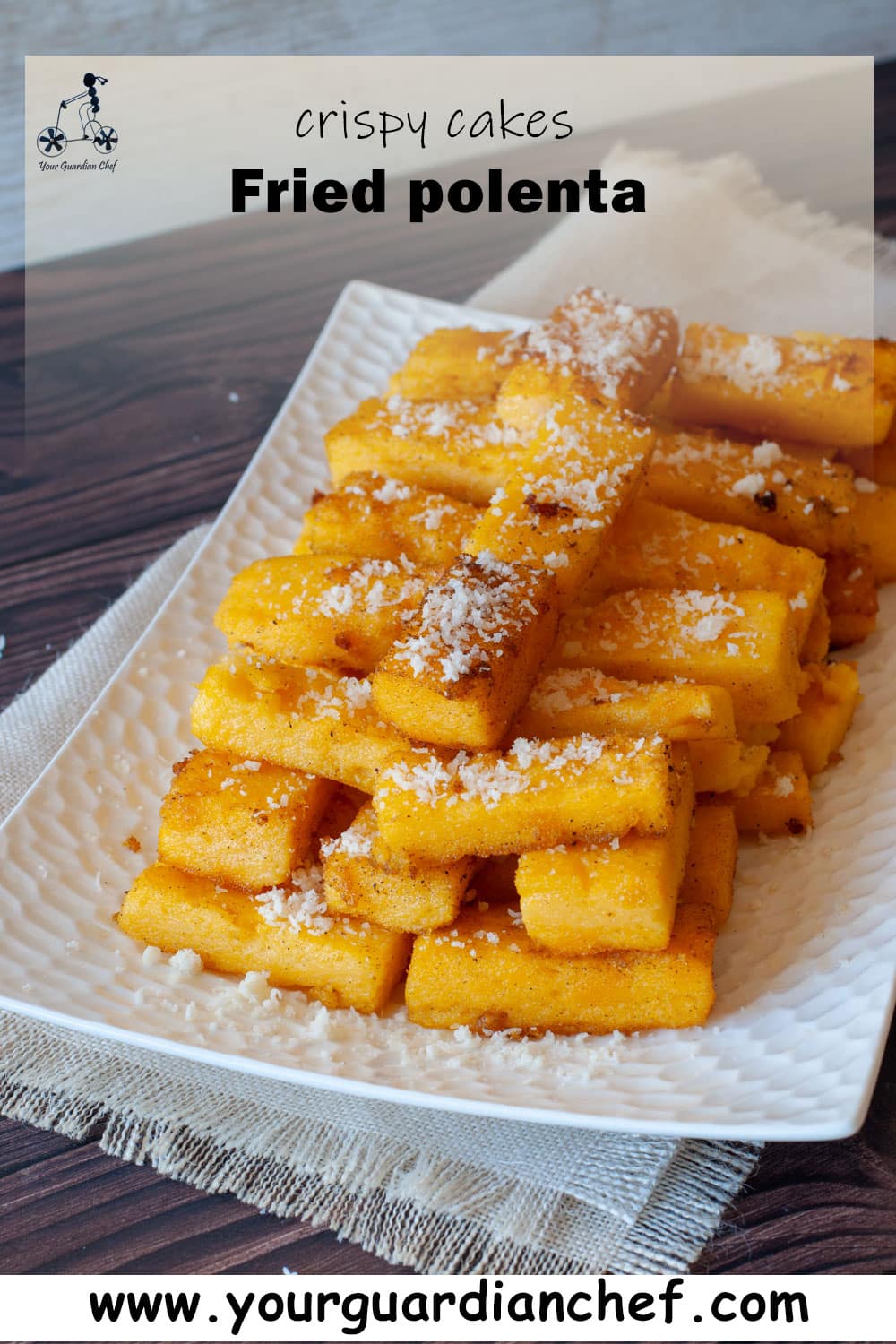 Italian Crispy Fried Polenta Cakes With Taleggio And Truffle Sauce ...