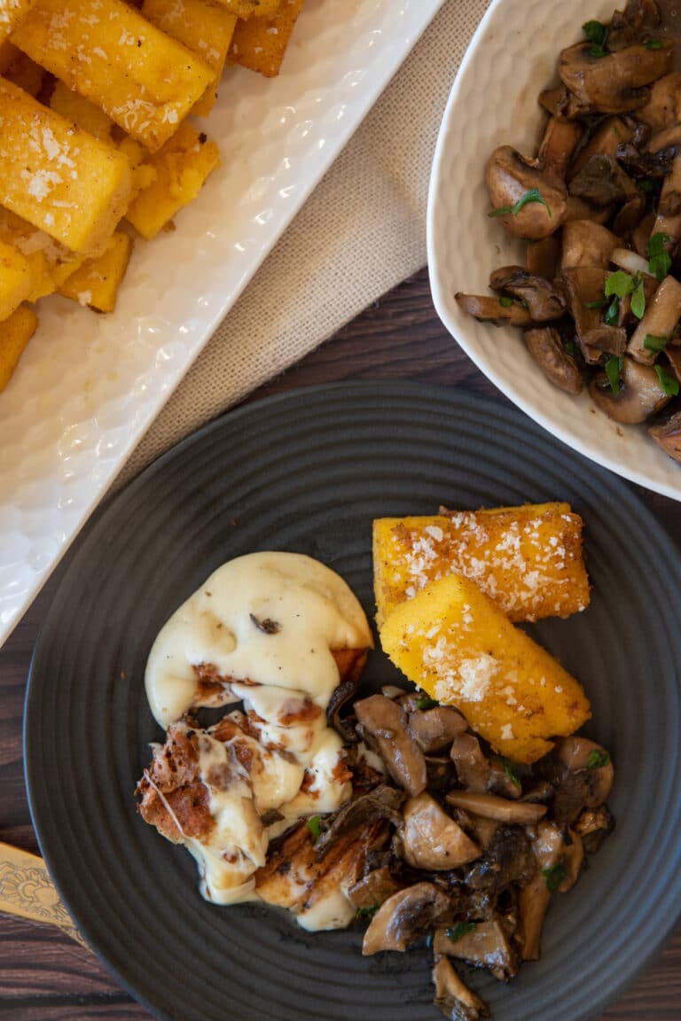 Italian Crispy Fried Polenta Cakes - Your Guardian Chef