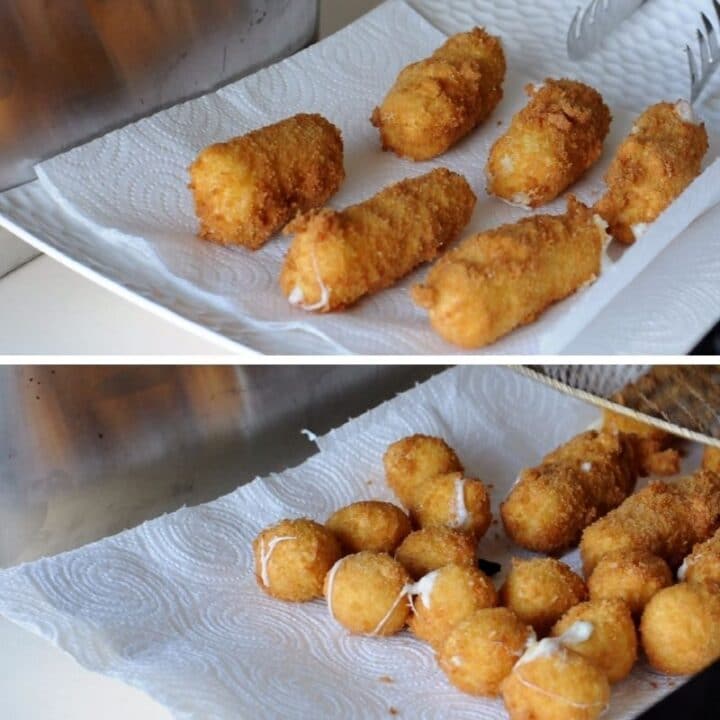 Italian Deep Fried Mozzarella Cheese Sticks And Balls - Your Guardian Chef