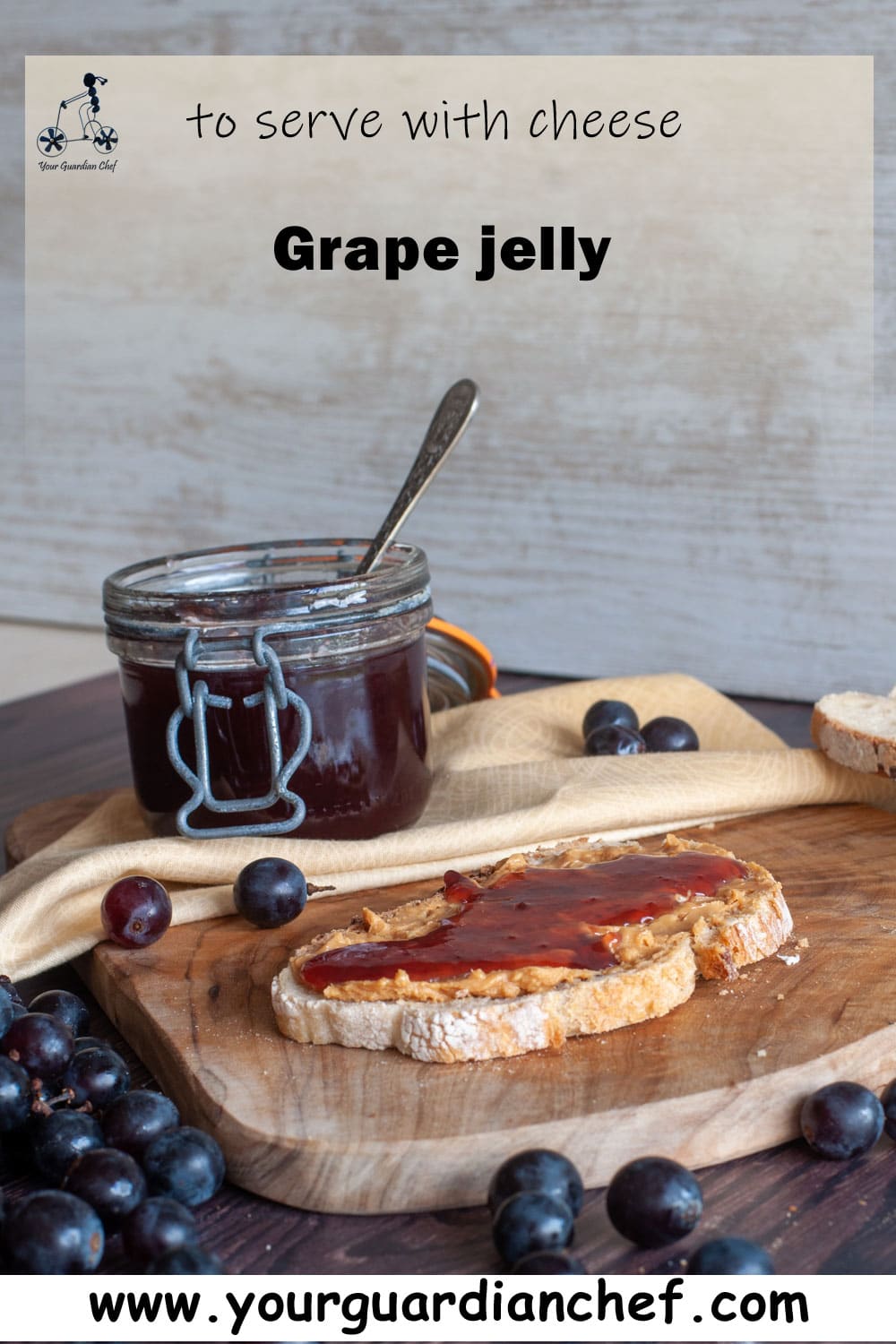 Concord Grape Jelly (Gelatina d'uva) - Your Guardian Chef