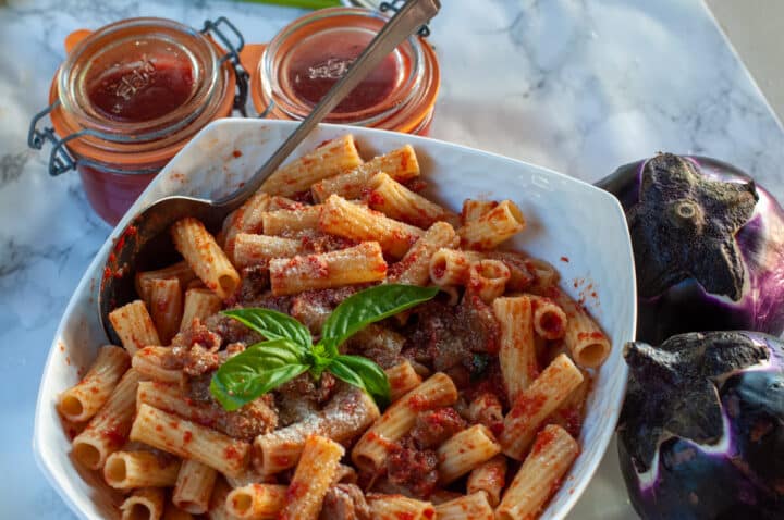Pasta Alla Norma Authentic Sicilian Eggplant Recipe - Your Guardian Chef