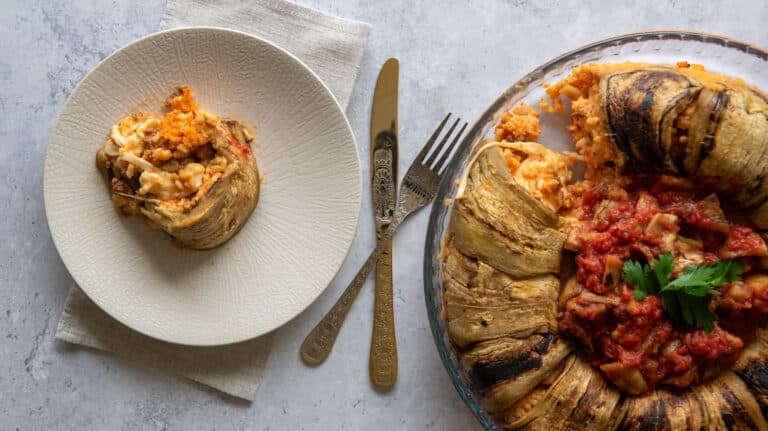 Italian Rice Eggplant Timbale Recipe (Timballo di Melanzane) - Your ...